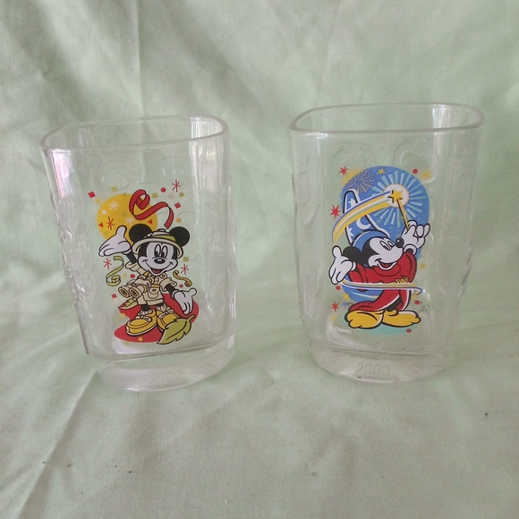 Other | Disney Mickey Mouse Glass Set | Poshmark